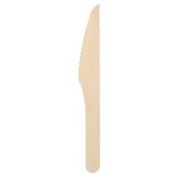 Papstar Messer Holz "pure" 16,5 cm 1000 St&uuml;ck