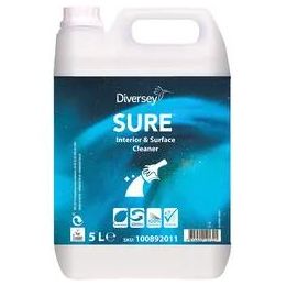 Diversey SURE Interior & Surface Cleaner Allzweckreiniger 2 x 5 Liter Kanister