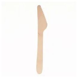 Papstar Messer, Holz "pure" 16,5 cm 400 St&uuml;ck