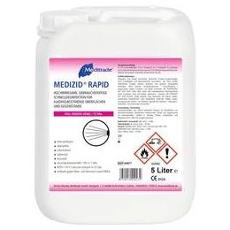 Meditrade Medizid Rapid Fl&auml;chendesinfektionsmittel 5 Liter Kanister