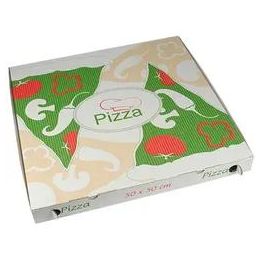 Papstar Pizzakartons, Cellulose "pure" eckig 50 cm x 50 cm x 5 cm 50 St&uuml;ck