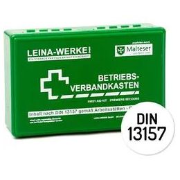 Leina-Werke Leina Kleiner Betriebsverbandkasten Gr&uuml;n DIN 13157 1 Set