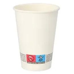Papstar Starpak Automatenbecher, Pappe "To Go" 0,18 l &Oslash; 7 cm, 9,2 cm wei&szlig; 2000 St&uuml;ck