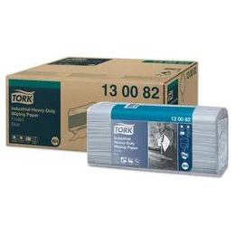 Tork 130082 Premium extra-starke Industrie-Papierwischt&uuml;cher W4 blau 3-lagig, 32,4 x 38,5 cm, 500 T&uuml;cher 1 Box = 500 T&uuml;cher