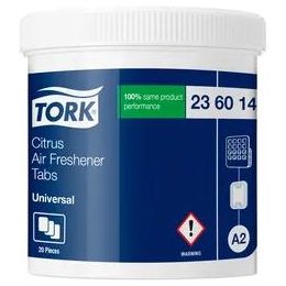 Tork 236014 Lufterfrischer Tabs mit Gummianh&auml;nger A2 mit Zitrusduft Gr&uuml;n 4 x 20 Tabs