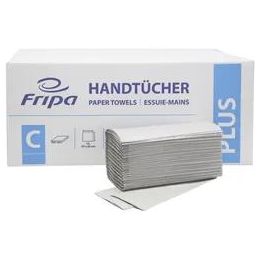 Fripa Papierhandt&uuml;cher Plus C-Falz, 25x50 cm, 1-lagig, Recycling 1 Karton = 2400 T&uuml;cher