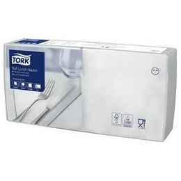Tork 477414 Advanced Soft Lunchserviette 1/4-Falz, 16,4 x 16,3 cm, 3-lg, wei&szlig; 1 Karton = 1500 T&uuml;cher