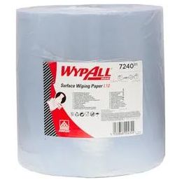 Kimberly-Clark WypAll 7240 Xtra Industriewischt&uuml;cher Jumbo Gro&szlig;rolle L10 blau 1-lagig, 33 cm breit, 1000 T&uuml;cher 1 Rolle