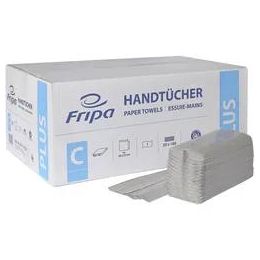 Fripa Papierhandt&uuml;cher Plus C-Falz, 25x33 cm, 1-lagig, Recycling 1 Karton = 3600 T&uuml;cher