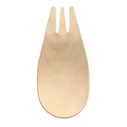 Papstar Fingerfood - G&ouml;ffel, Holz "pure" 8,2 cm 1800 St&uuml;ck