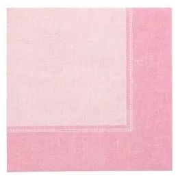 Papstar Servietten "ROYAL Collection" 1/4-Falz 40 cm x 40 cm rosa "Linum" 160 St&uuml;ck