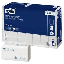 Tork 150100 Xpress Multifold-Handt&uuml;cher Universal,1-lagig, wei&szlig;, 19,6 x 25,5 cm 1 Karton = 4830 T&uuml;cher