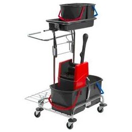 VERMOP Varietta Plus 2 Reinigungswagen verchromt 1 St&uuml;ck