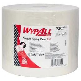 Kimberly-Clark WypAll 7202 Papierwischt&uuml;cher f&uuml;r Oberfl&auml;chen Jumbo Gro&szlig;rolle L10 1-lagig, 23,5 cm breit, 1000 T&uuml;cher 1 Rolle