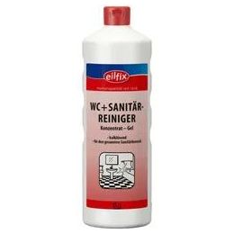 Eilfix WC + Sanit&auml;rreiniger Konzentrat-Gel rot 1 Liter Flasche