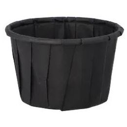 Papstar Dressingbecher, Papier 35 ml &Oslash; 5 cm, 3,1 cm schwarz 5000 St&uuml;ck