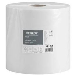 Katrin 481054 XXL Industrieputztuchrolle, 4-lagig, 38 cm breit, 1000 T&uuml;cher 1 St&uuml;ck