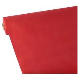 Papstar Starpak Tischdecke, stoff&auml;hnlich, Vlies "soft selection" 25 m x 1,18 m rot 4 St&uuml;ck