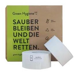 Green Hygiene JUTTA-RENATE Toilettenpapier Mini Jumbo Gro&szlig;rolle 2-lagig, 818 Blatt 1 Karton = 16 Rollen
