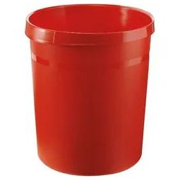 HAN Vepa Bins Runder Papierkorb 18 Liter offen rot
