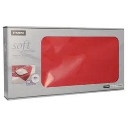 Papstar Starpak Mitteldecken, stoff&auml;hnlich, Vlies "soft selection" 80 cm x 80 cm rot 100 St&uuml;ck
