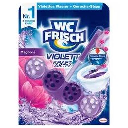 WC Frisch Violett Kraft-Aktiv Magnolie WC-Farbsp&uuml;ler 1 St&uuml;ck