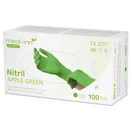 Medi-Inn Einmalhandschuhe Nitril Apple Green, puderfrei VE 1000 St&uuml;ck L