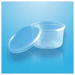 PAPSTAR Pro Pac Verpackungsbecher mit Deckel, PP rund 250 ml &Oslash; 10,5 cm, 5,1 cm transparent 250 St&uuml;ck