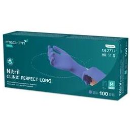 Medi-Inn Einmalhandschuhe Pro Nitril Clinic Perfect Long, puderfrei VE 1000 St&uuml;ck XL