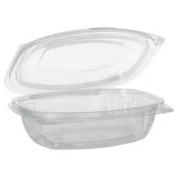 Papstar Feinkost- und Salatschalen mit Klappdeckeln, PLA "pure" 375 ml 4,8 cm x 16,1 cm x 13,2 cm glasklar 300 St&uuml;ck
