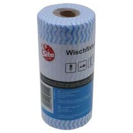 Sito Wischfixtuch Rolle, 50 T&uuml;cher je Rolle blau