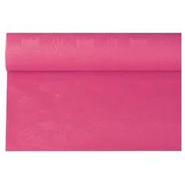 Papstar Papiertischtuch mit Damastpr&auml;gung 6 m x 1,2 m fuchsia 12 St&uuml;ck