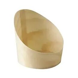 Papstar Snackbecher, Holz "pure" &Oslash; 6,5 cm, 7,2 cm 500 St&uuml;ck