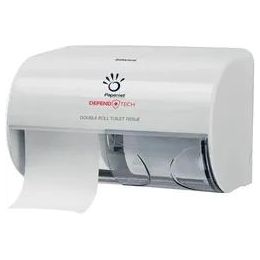 Papernet Doppelrollenspender f&uuml;r Toilettenpapier mit Defend Tech Technologie f&uuml;r 2 Kleinrollen 1 Spender