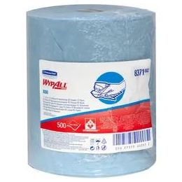 Wypall 8371 General Clean Wischt&uuml;cher Gro&szlig;rolle X60 blau 1-lagig, 31,5 cm breit, 500 T&uuml;cher 1 Rolle