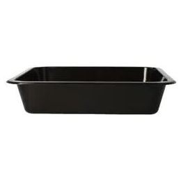 Papstar Starpak Mikrowellenschalen, PP ungeteilt 1330 ml 4,9 cm x 22,7 cm x 17,8 cm schwarz 500 St&uuml;ck