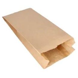 Papstar Papierfaltenbeutel gef&auml;delt Kraftpapier 28 cm x 13 cm x 7 cm braun F&uuml;llinhalt 1,5 kg 1000 St&uuml;ck
