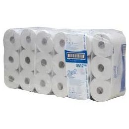 Scott Essential 8517 Toilettenpapier Recycling, wei&szlig;, 2-lagig, 600 Blatt 1 Pack = 36 Rollen