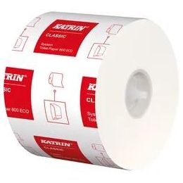 Katrin 103424 System-Toilettenpapier Classic System Toilet 800 ECO 2-lagig, 92 Meter 1 Karton = 36 Rollen