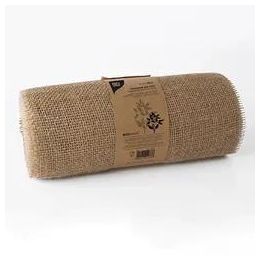 Papstar Dekoband Jute 10 m x 30 cm natur auf Rolle 14 St&uuml;ck
