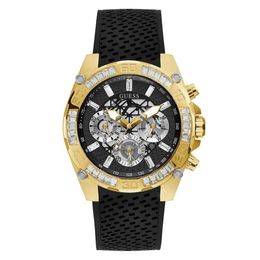 Guess Analog Watch 'Trophy' male Gold, Black size One Size