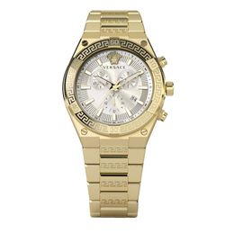 Versace Analog Watch female Gold size One Size