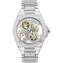 Guess Analog Watch male Silver size One Size