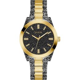 Guess Analog Watch female Gold size One Size