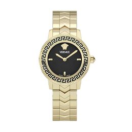 Versace Analog Watch female Gold size One Size