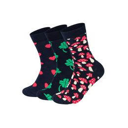 Happy Socks Socken Damen Gr&ouml;&szlig;e 36/40 dunkelblau / mischfarben
