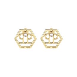 Philipp Plein Jewellery Earrings 'HEXAGON' female Gold size One Size