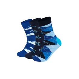 Happy Socks Socks male Blue, Mixed colors size 41-46