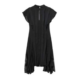AllSaints Kleid Damen Gr&ouml;&szlig;e 38 schwarz Winterkleid