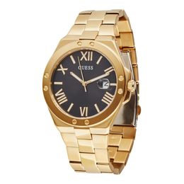 Guess Analog Watch male Gold size One Size